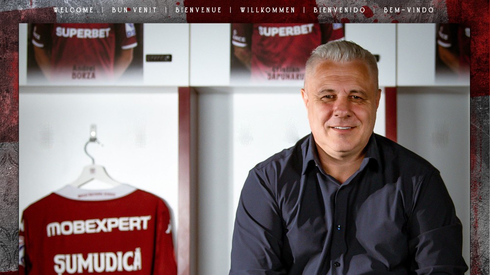 OFICIAL | Marius Şumudică, prezentat la Rapid | Despre Rapid